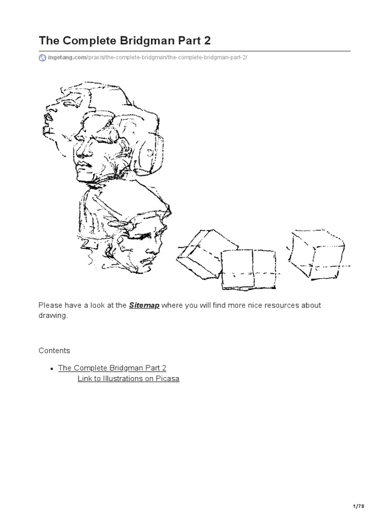 Bridgman’s Guide to Head Drawing | PDF | Human Nose | Perspective ...