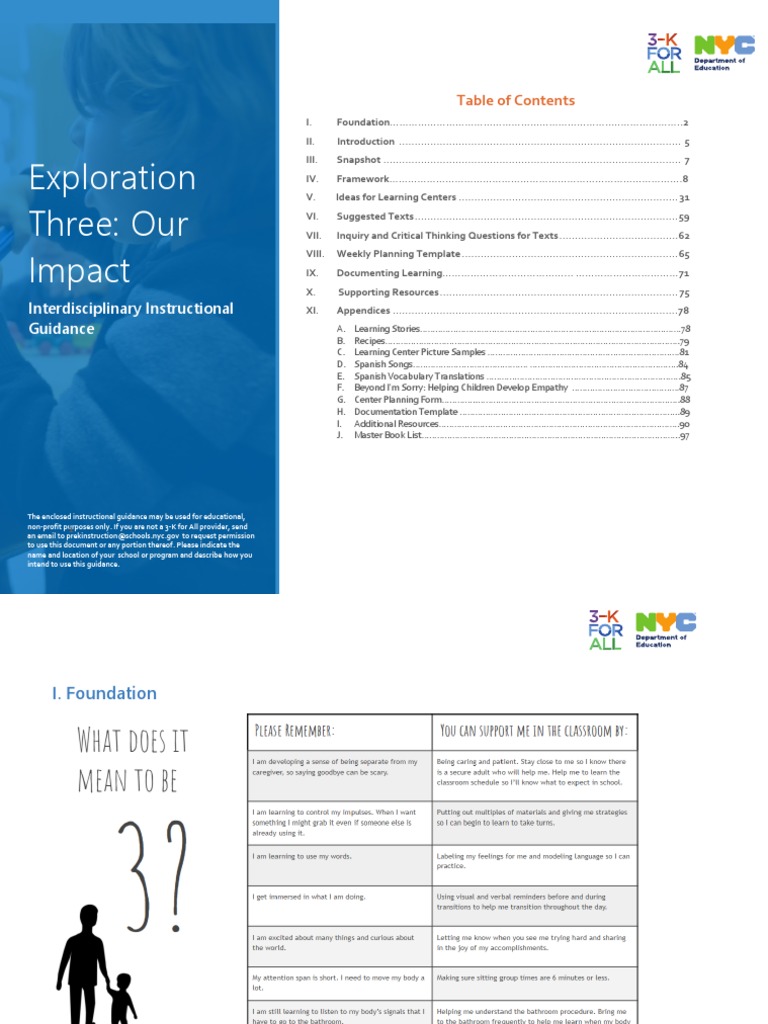 Exploration 3 Pdf Learning Preschool