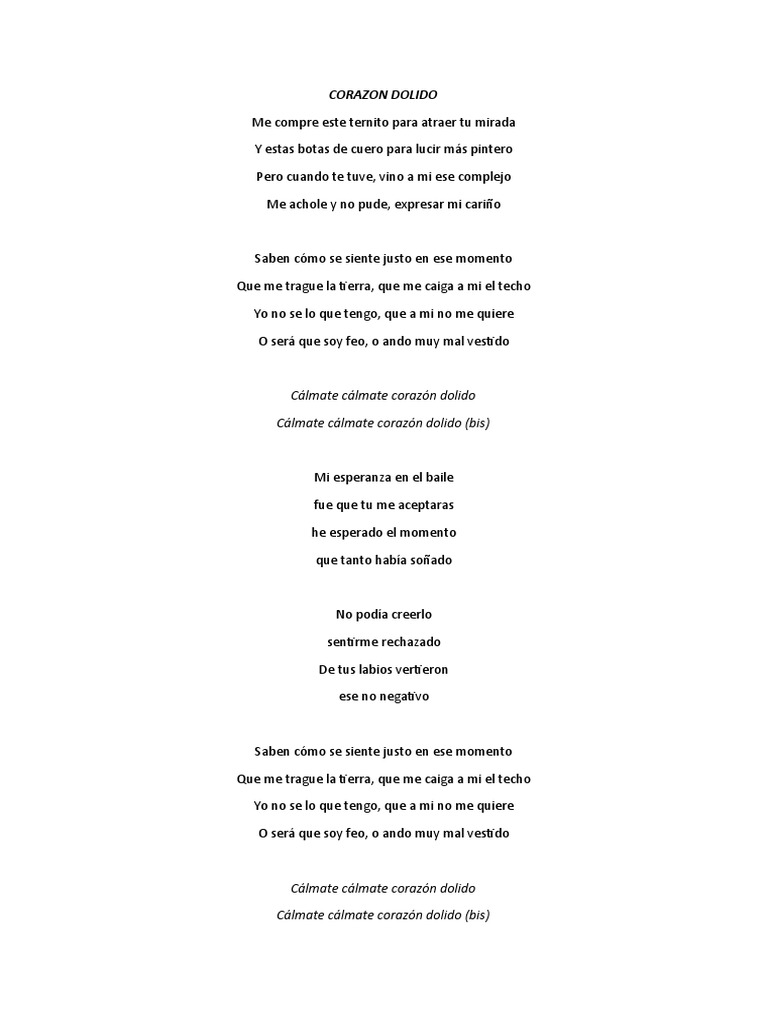 Corazon Dolido | PDF