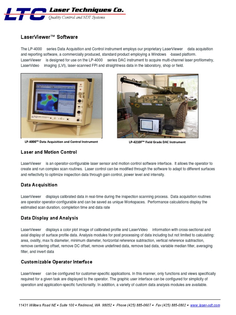 LaserViewer Advanced Software | PDF | 3 D Computer Graphics | Graphical ...