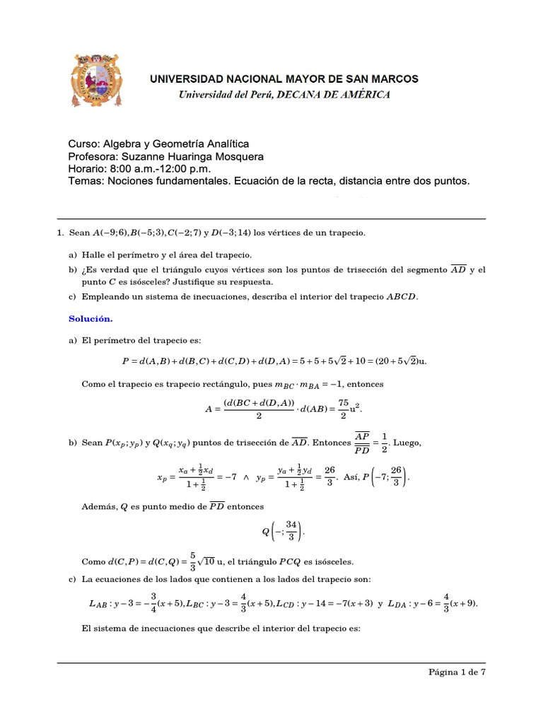 Sol PD1 | PDF | Triángulo | Pendiente