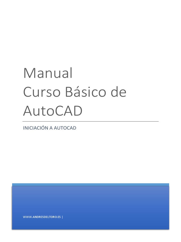 Parte - 2 Manual Curso Basico de AutoCAD | PDF | Cad automático ...