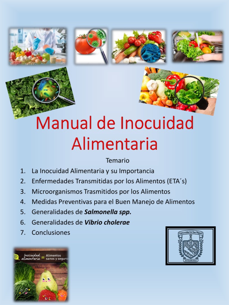 Manual de Inocuidad Alimentaria. | PDF | Alimentos | Salmonela
