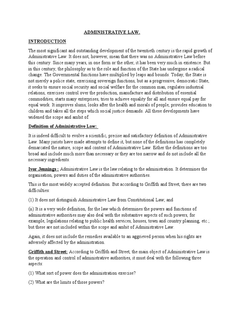 ADMINISTRATIVE LAW Notes | PDF | Administrative Law | Public Law