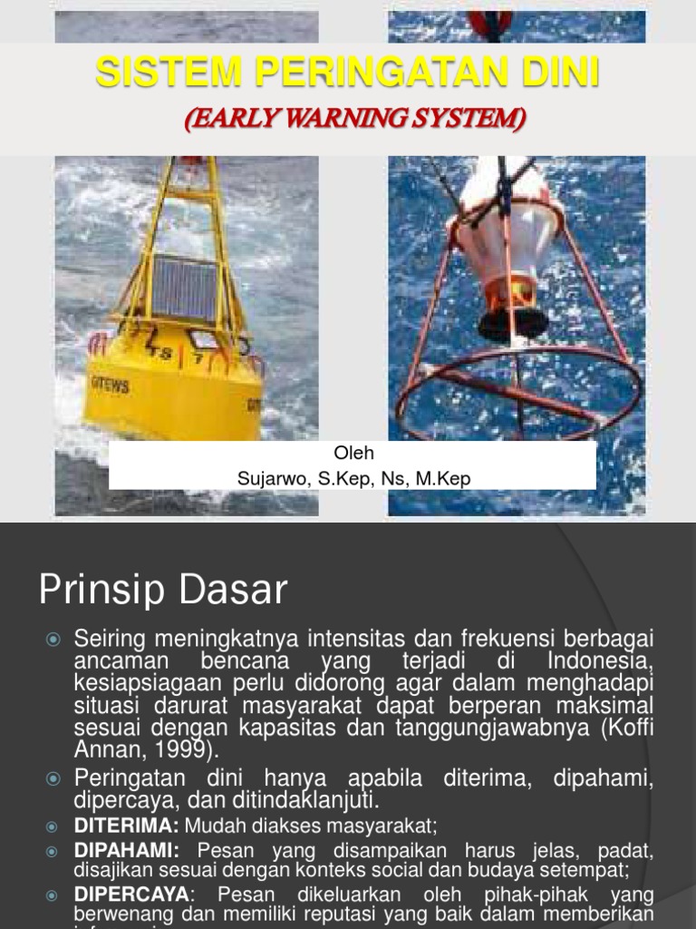 Sistem Peringatan Dini (Early Warning System) | PDF