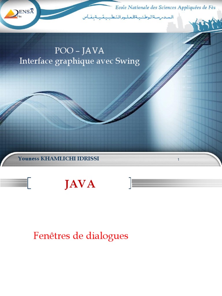 Interface Graphique Java avec Swing | PDF | Bouton (informatique ...