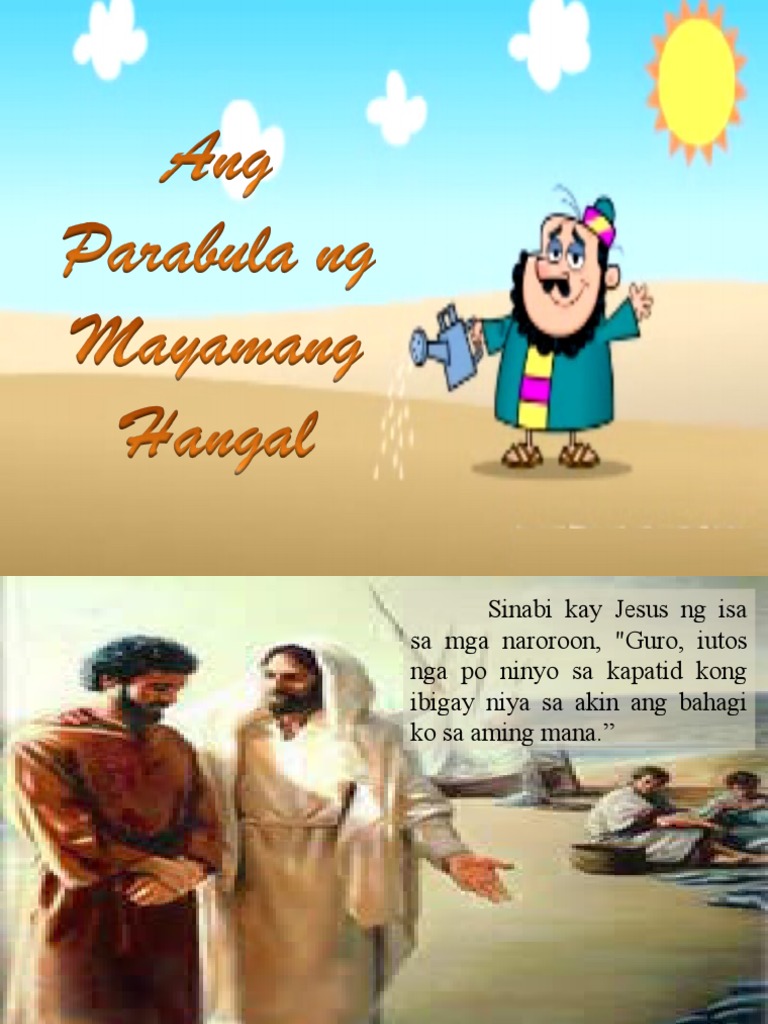 Dokumen - Tips - Parabula NG Mayamang Hangal | PDF