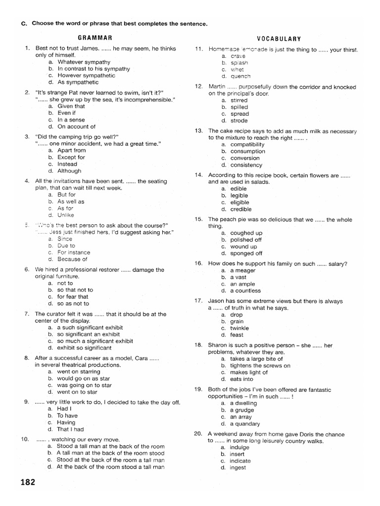 Nutrition Vocabulary | PDF