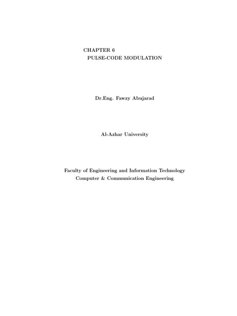 An In-Depth Explanation of Pulse-Code Modulation (PCM) Quantization, Sampling, and Encoding ...