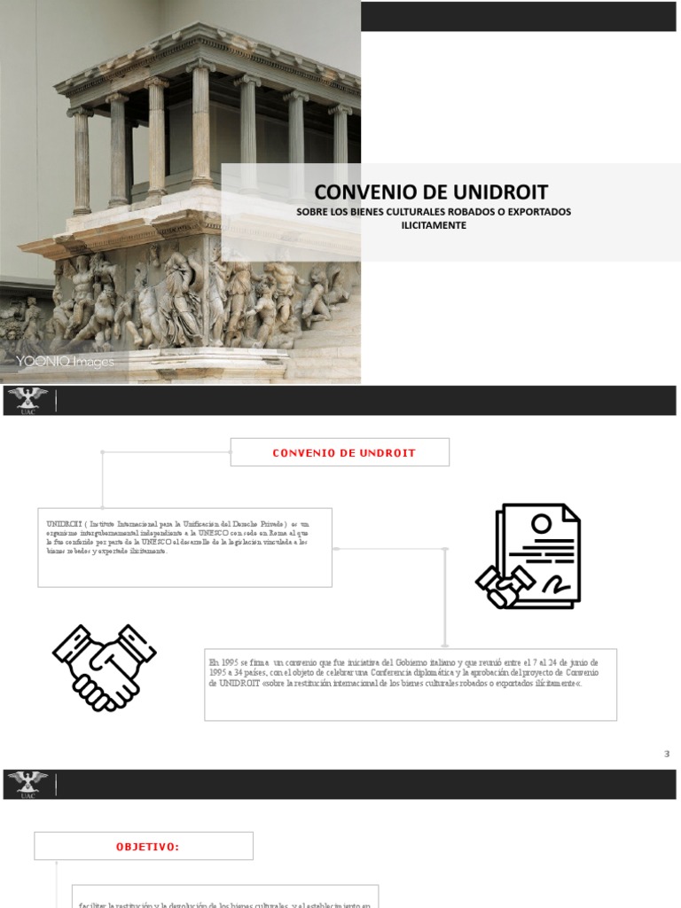 Convenio de Unidroit | PDF | Patrimonio cultural | Tratado
