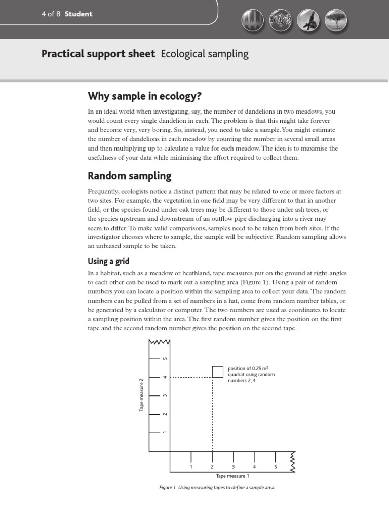 Ecological Sampling | PDF | Humidity | Soil