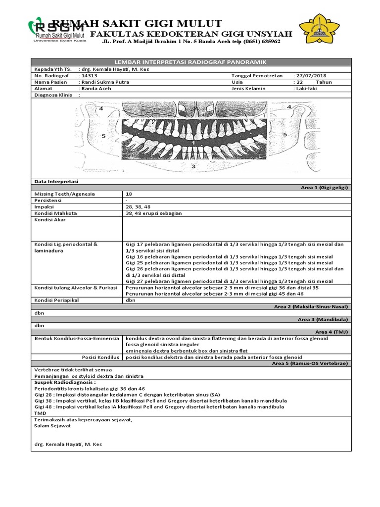 Interpretasi Panoramik | PDF