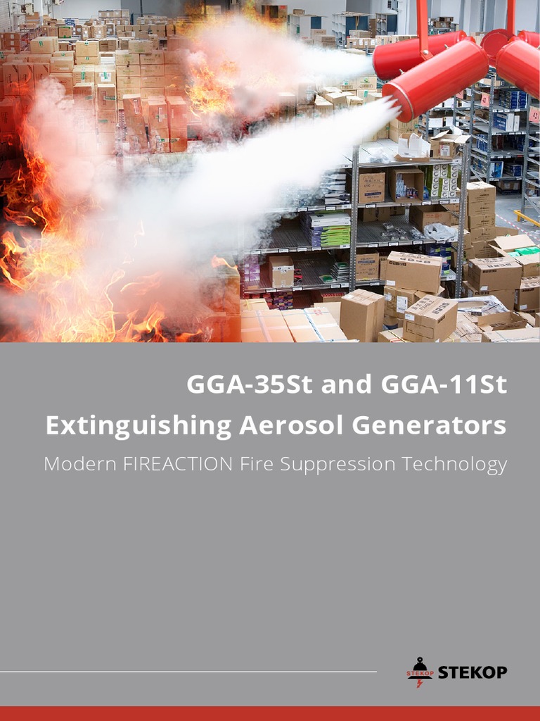 GGA-35St and GGA-11St Extinguishing Aerosol Generators: Modern ...