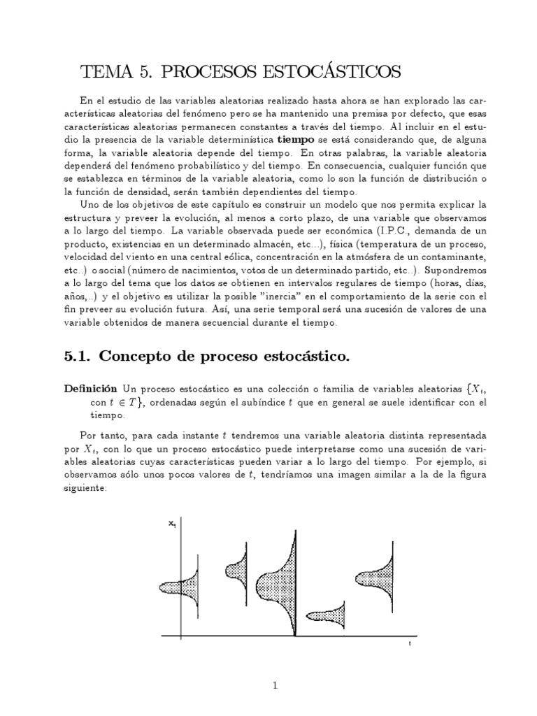 Introducción a Procesos Estocásticos | PDF | Variable aleatoria ...