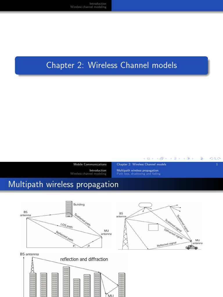 Mobile Wireless Channel Pdf | Channel Estimation in Mobile Wireless ...