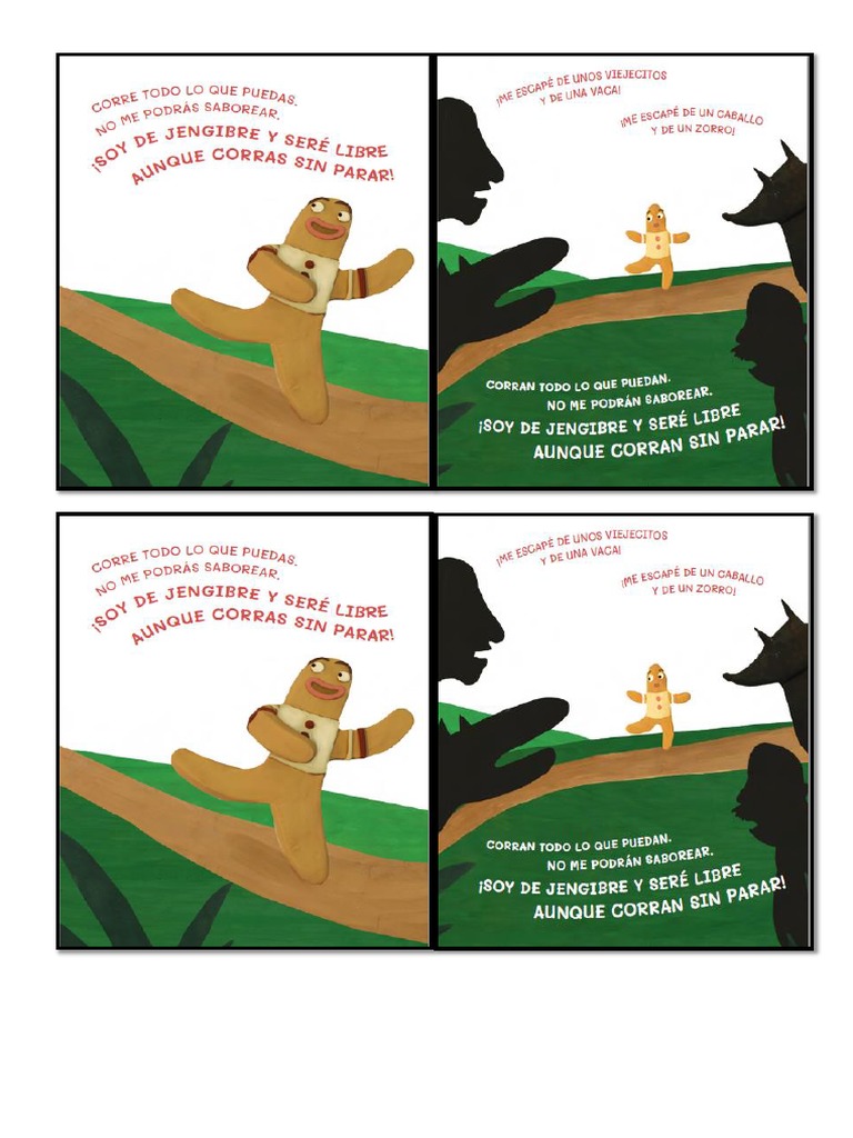 Canción Del Hombrecito de Jengibre | PDF