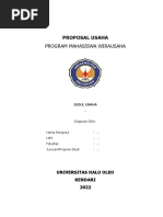 Contoh Draft Proposal Skripsi | PDF