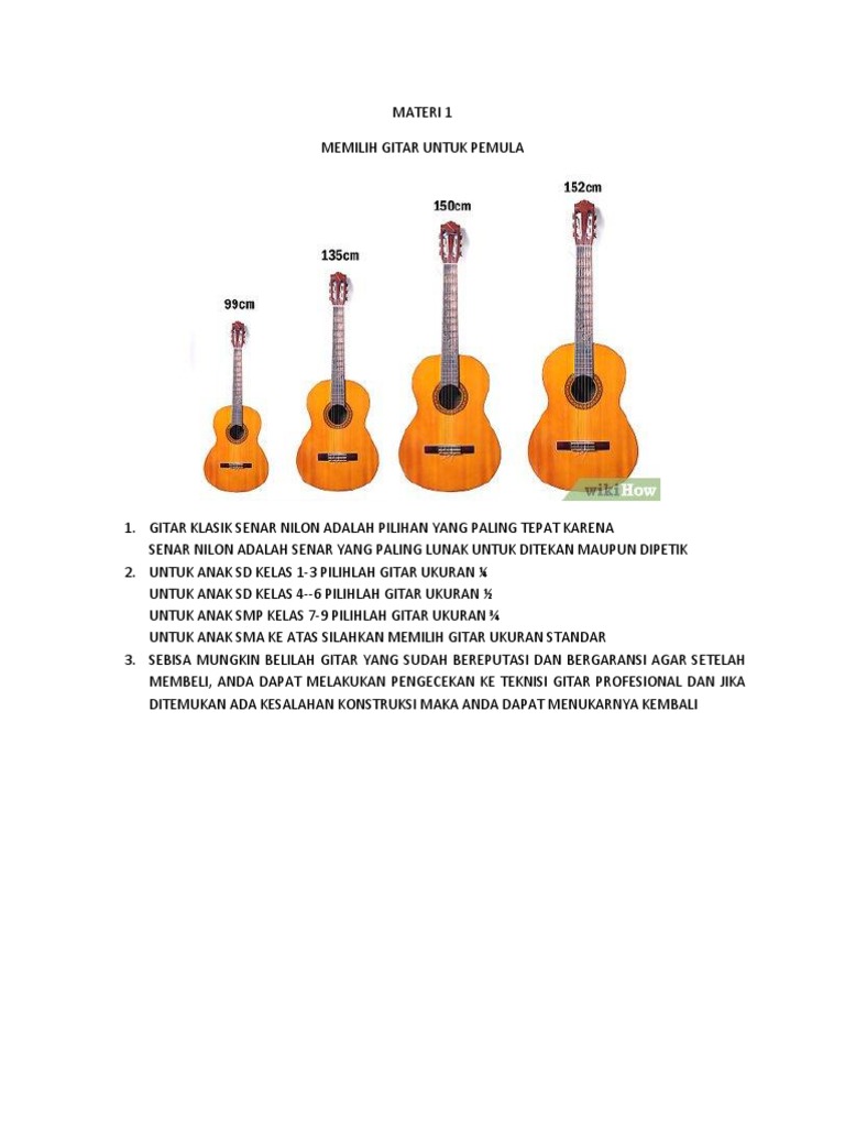 Panduan Memilih dan Memainkan Gitar | PDF | Griya & Taman