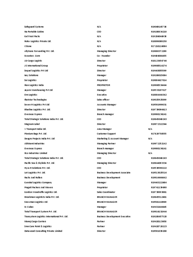 Logistics | PDF | Logistics | Business Process Management