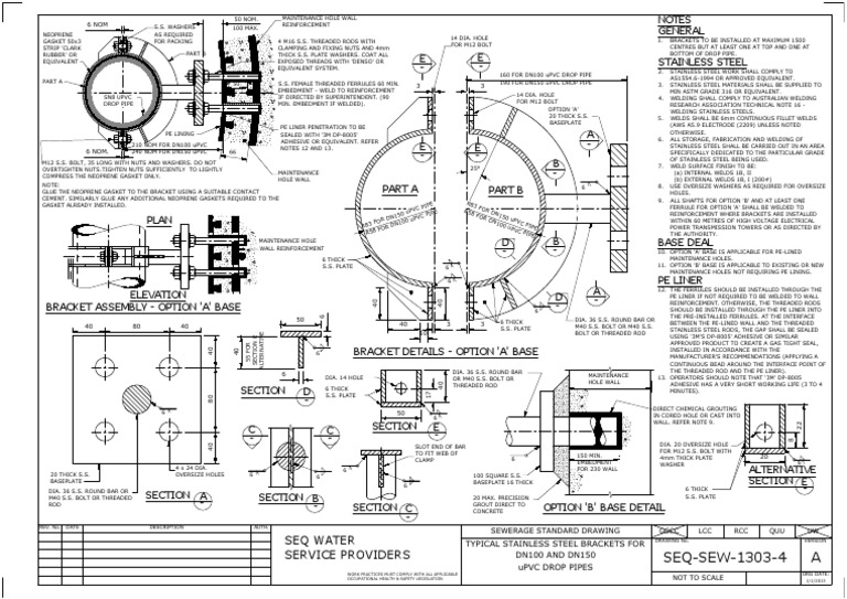 SEQ-SEW-1303-4 A: Seq Water Service Providers | PDF | Pipe (Fluid ...