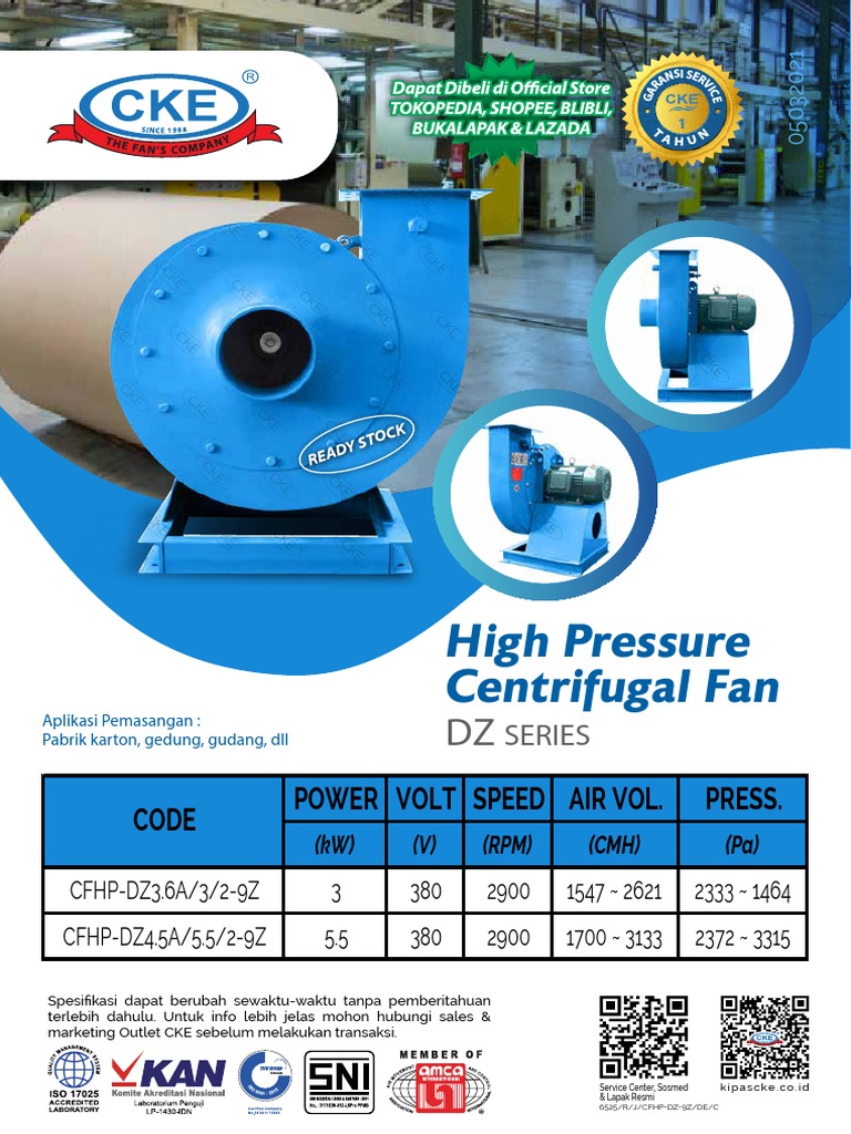 Centrifugal Fan Cfhp-Dz3,6a 3 2-9Z | PDF
