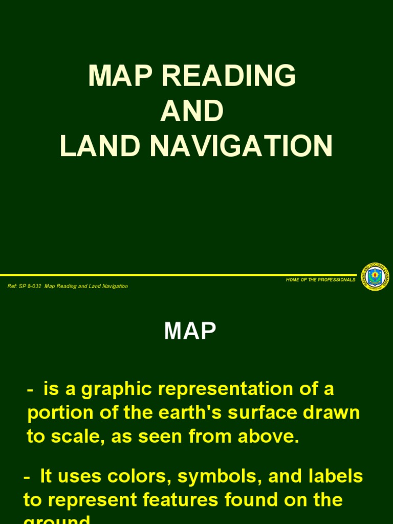 8th TRNG Day - MAP READING | PDF | Compass | Map