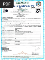 Residence Certificate Format in Andhra Pradesh | PDF | Identity ...