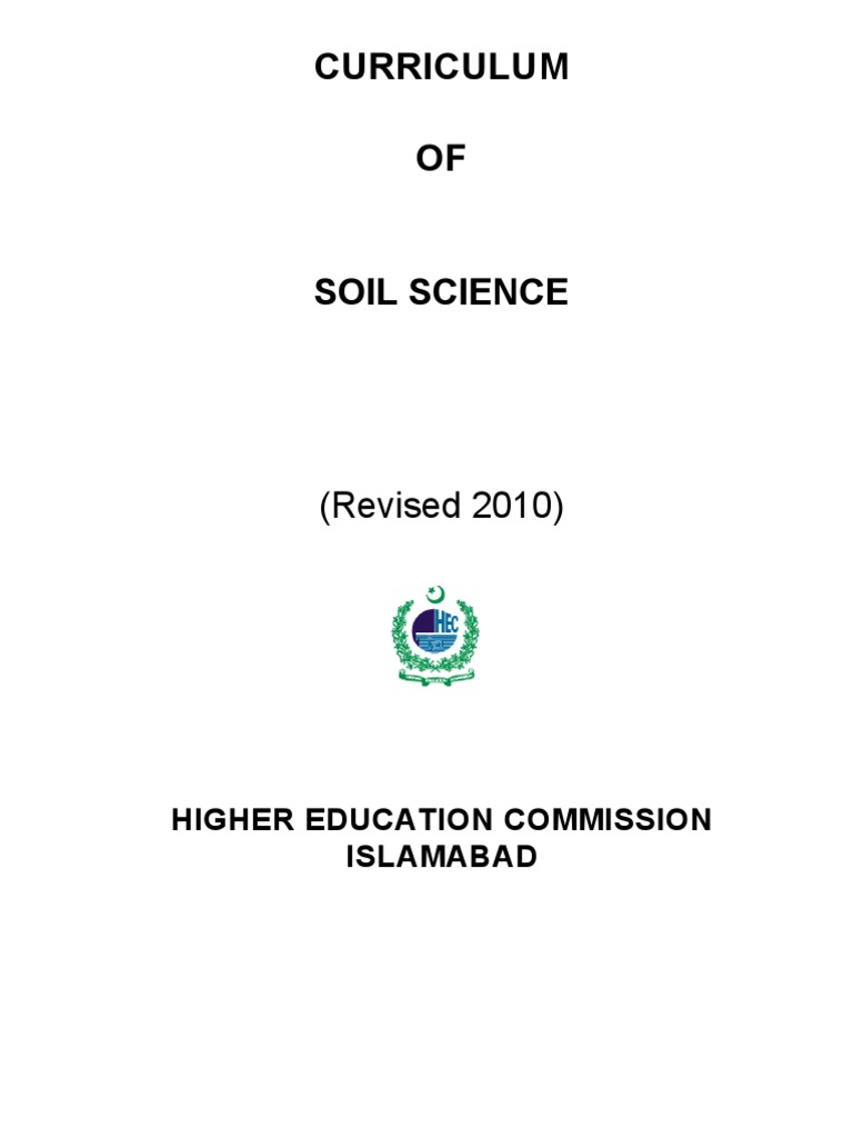 Soil Science Curriculum Overview | PDF | Academic Degree | Soil