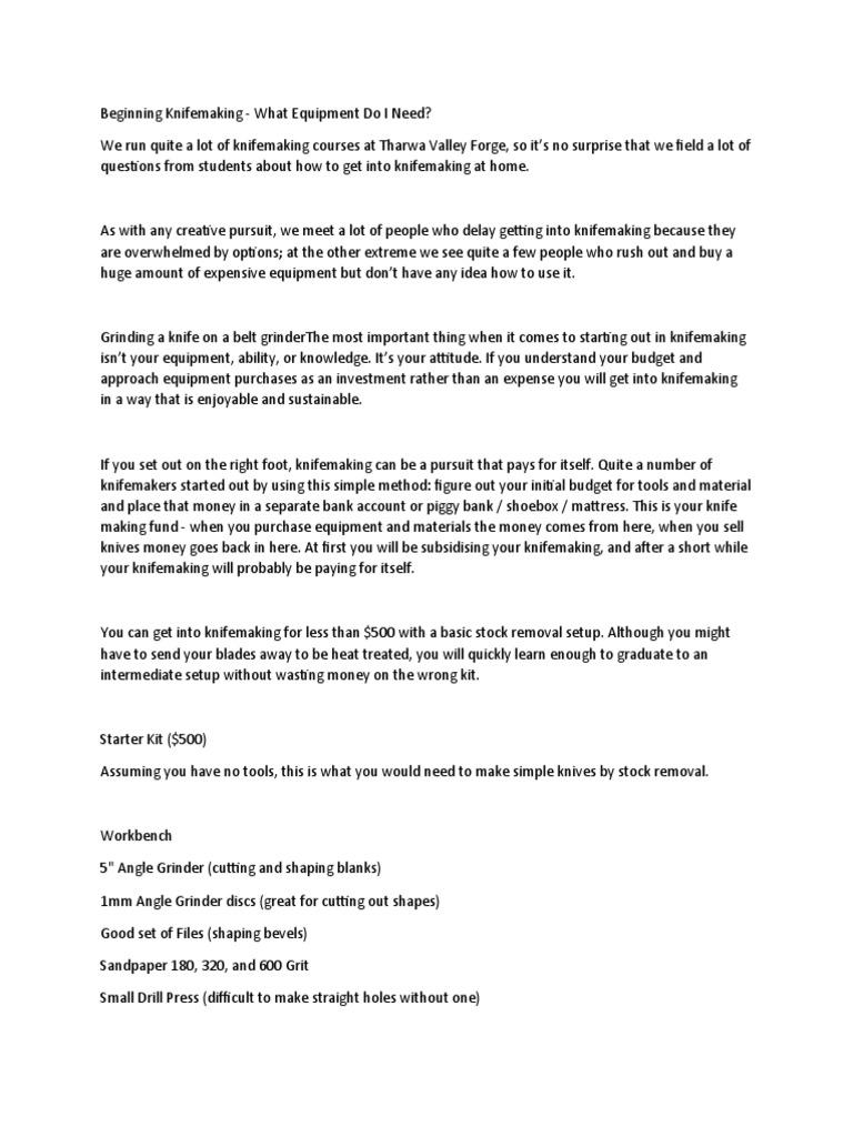 How To Forge | PDF | Knife | Forge