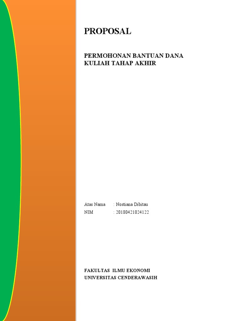 PROPOSAL - Mahasiswa | PDF