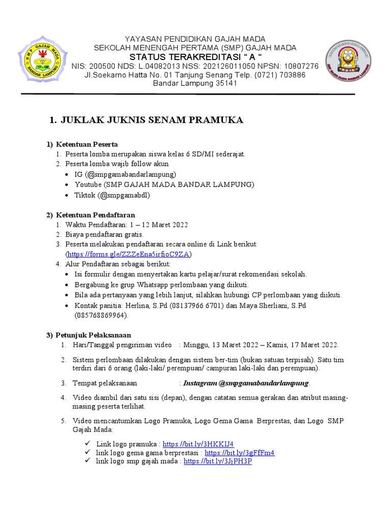 JUKLAK JUKNIS KEGIATAN LOKER | PDF