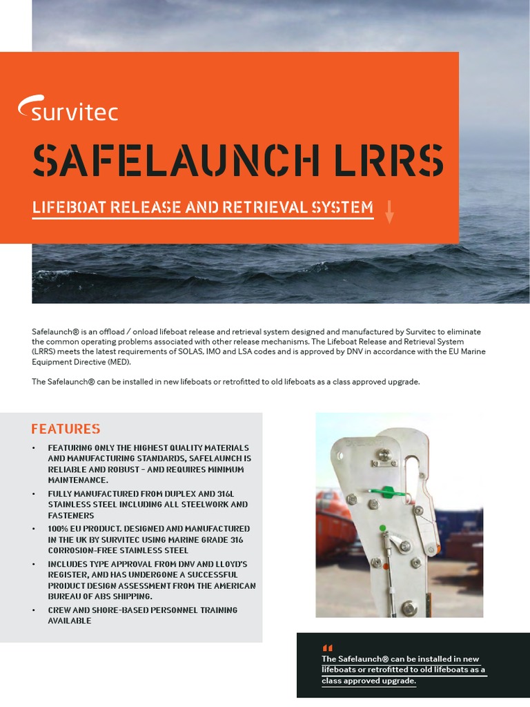 S Safelaunch Lrrs Datasheet | PDF | Manufactured Goods