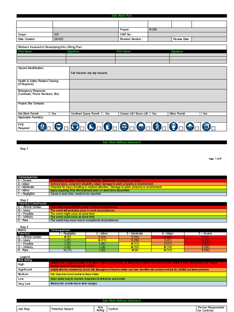 Boom Lift - Working From - 2 | PDF | Hazards | Occupational Safety And ...