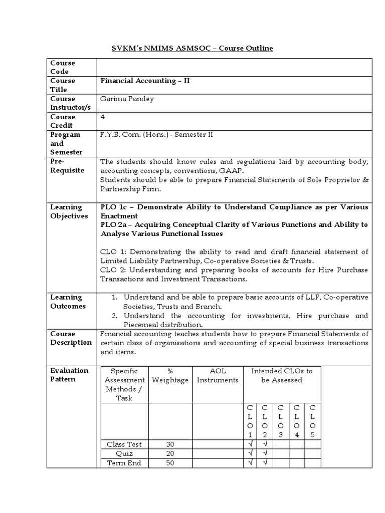 Financial Accounting Ii Pdf Accounting Financial Accounting