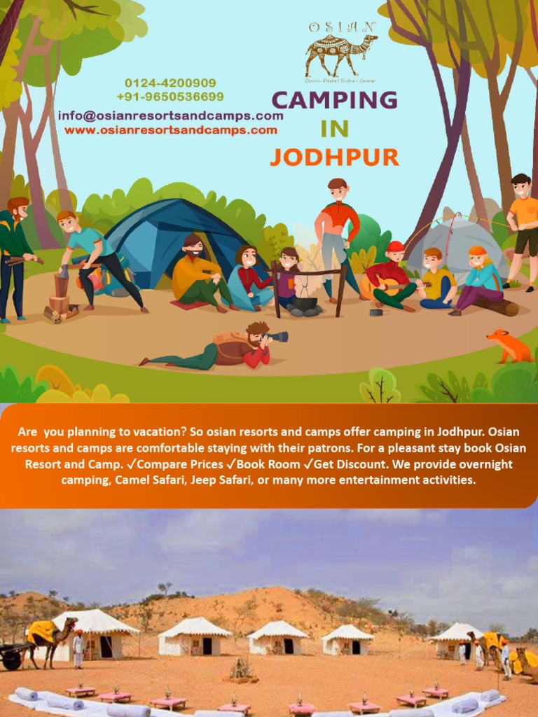 Luxurious Desert Camping in Jodhpur - Osian Resorts | PDF