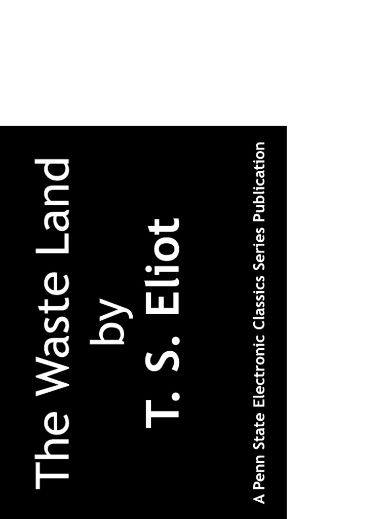 2 1 2 T.S. Eliot The Wasteland Text With Annotations | PDF