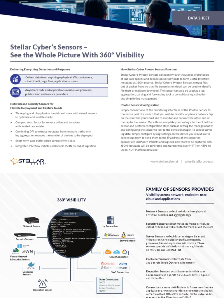 Stellar Cyber's Sensors - See The Whole Picture With 360º Visibility ...