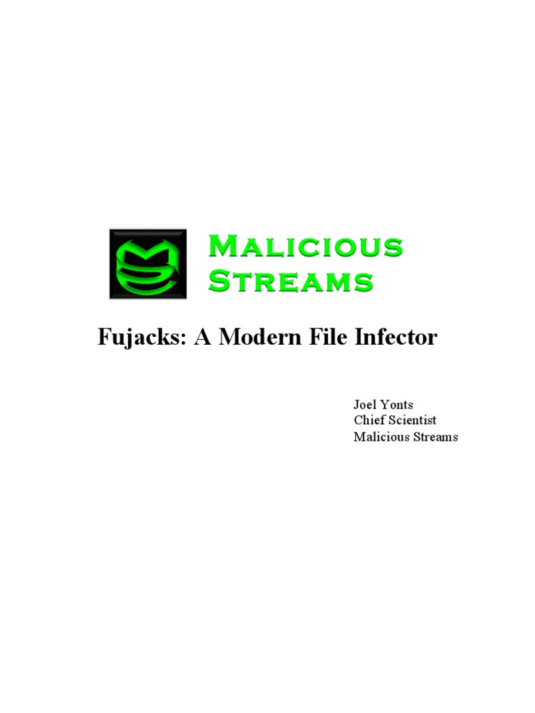 Fujacks A Modern File Infector | PDF | Malware | Computer Virus
