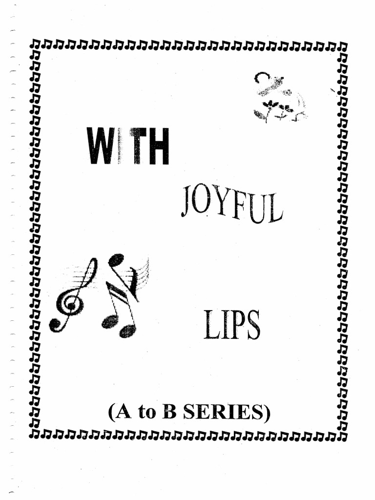 With Joyful Lips Notations (A1-B40) | PDF