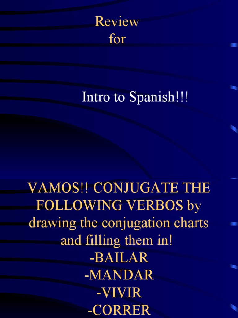 Review For: Intro To Spanish!!! | PDF | Materials | Nature