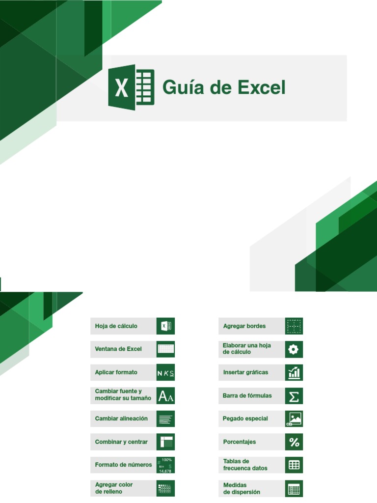 M01 S1 Guia Excel | PDF | Microsoft Excel | Hoja de cálculo