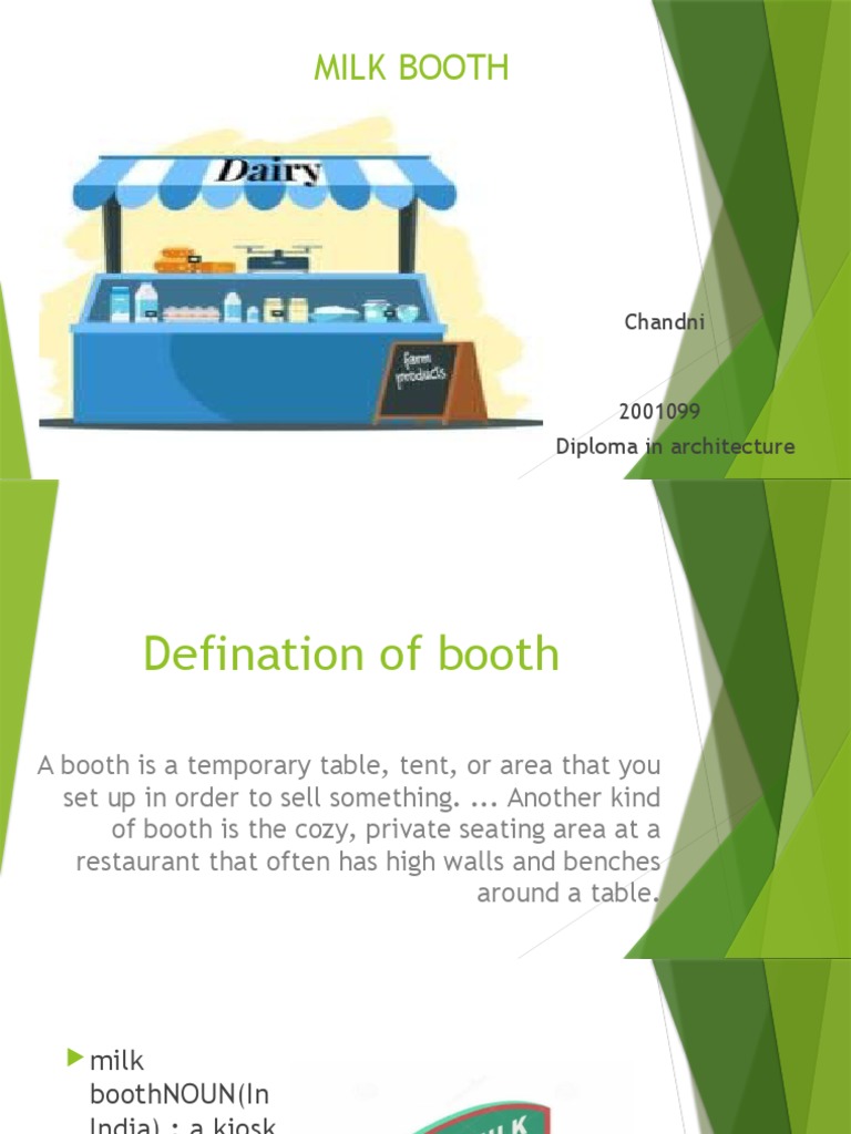 Milk Booth | PDF