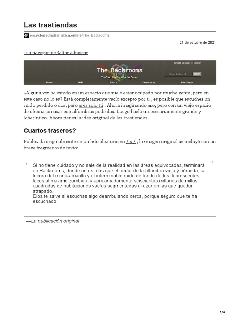 ENCYCLOPEDIA DRAMATICA - Las Trastiendas | PDF