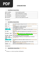 Conjunctions in English | PDF | Grammar | Semantics