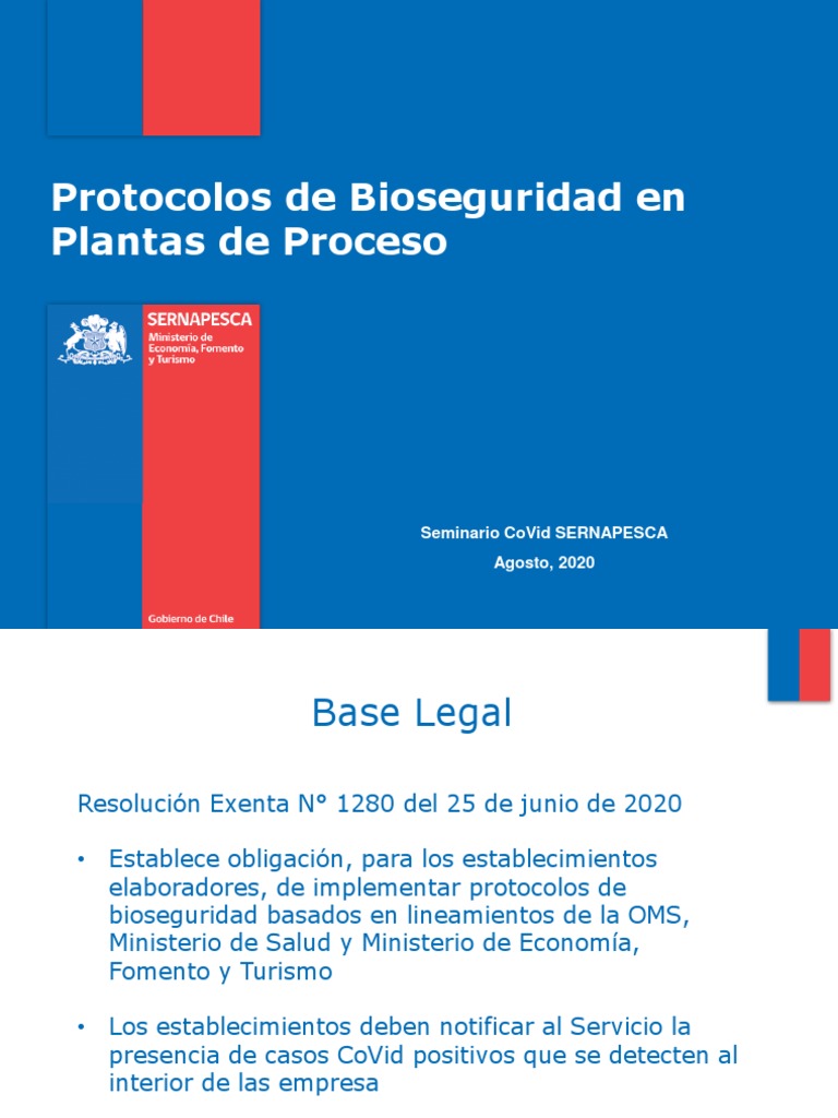 Protocolos de Bioseguridad en Plantas de Proceso | PDF | Alimentos ...