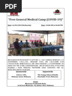 Free General Medical Camp Report General - 2022 | PDF | Health Care ...