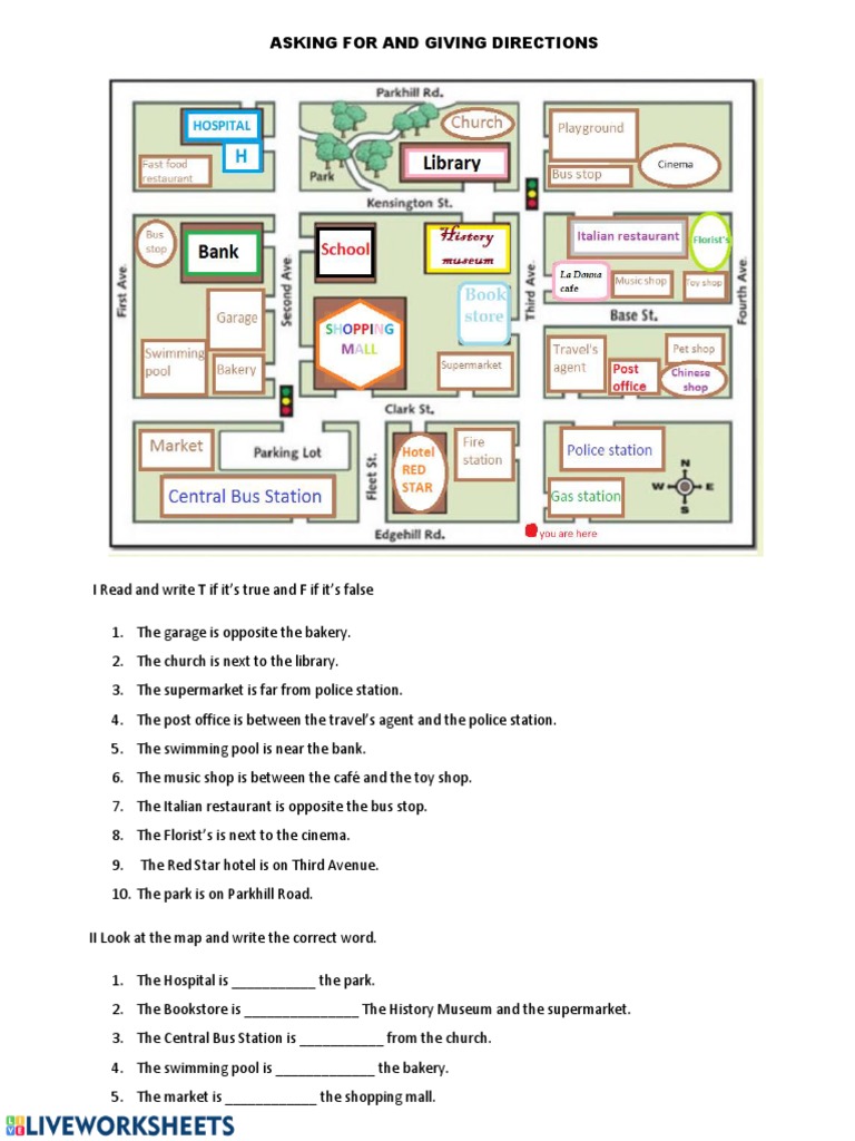 Giving Direction Test | PDF