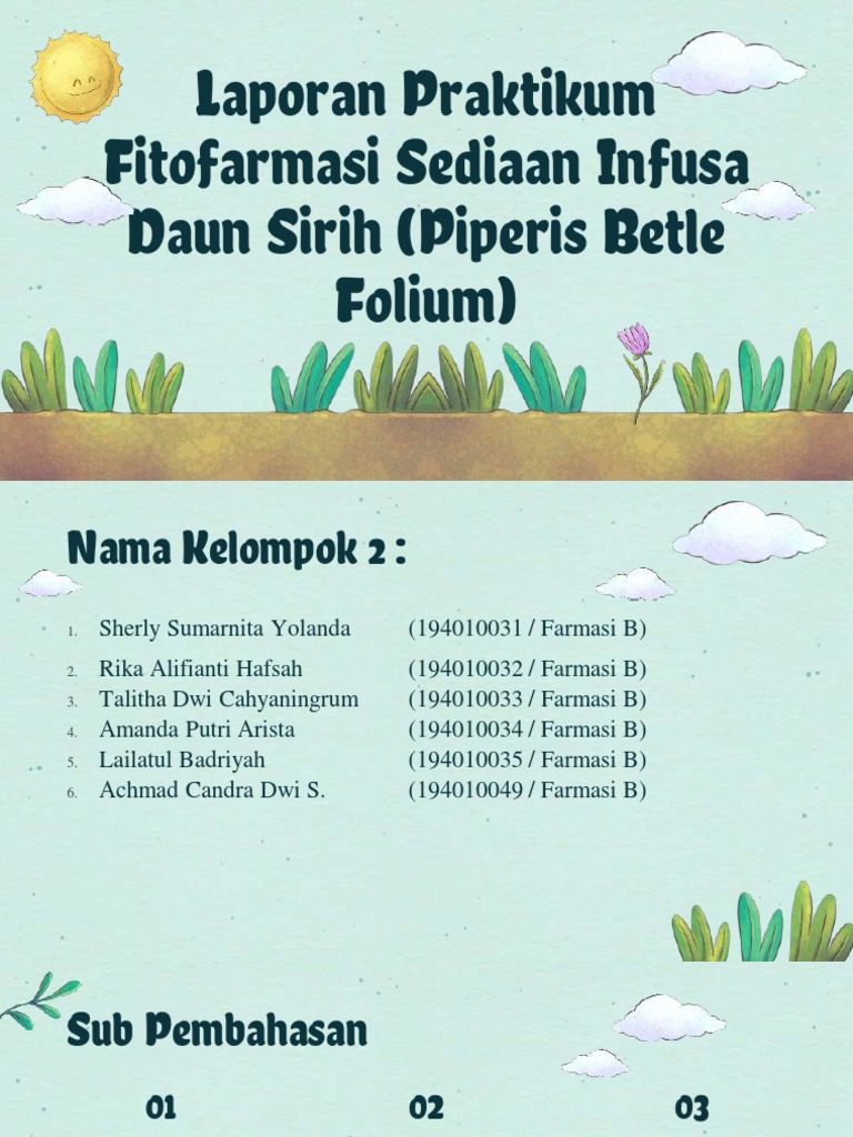 Fitofarmasi Infusa Daun Sirih | PDF