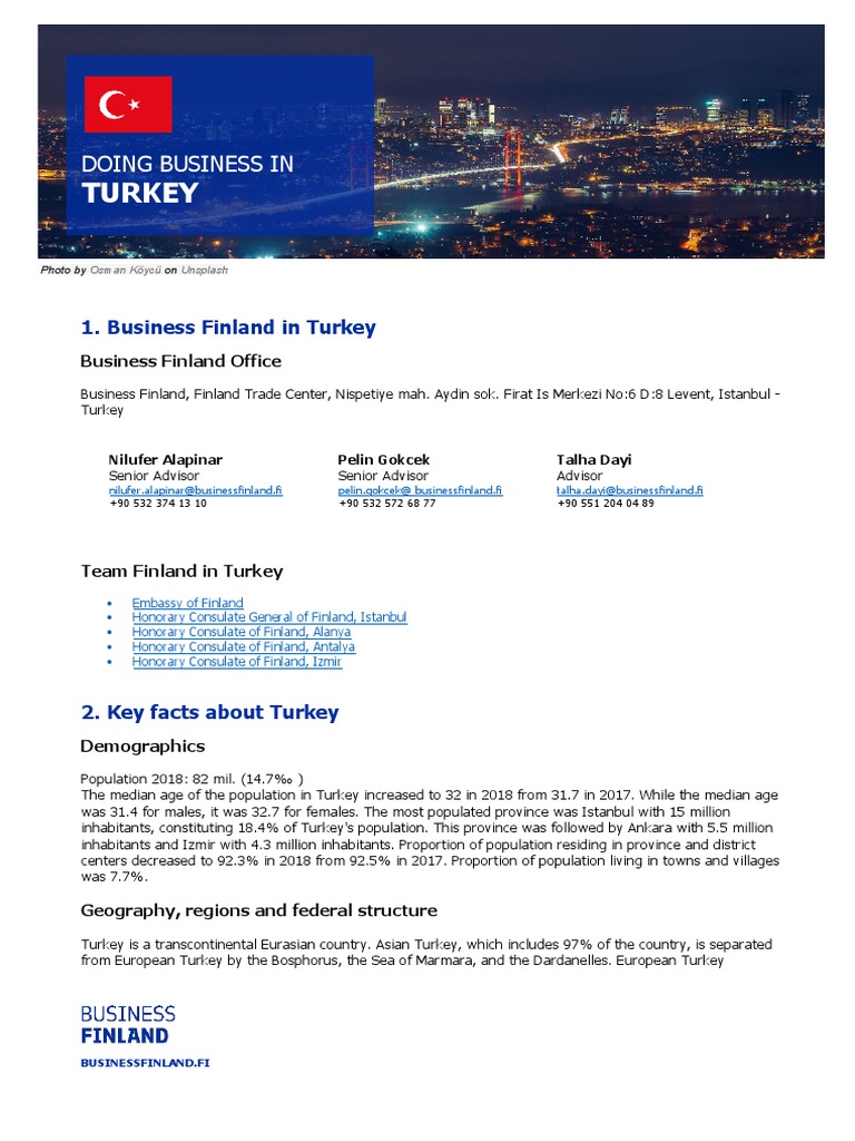 Doing Business in Turkey | PDF
