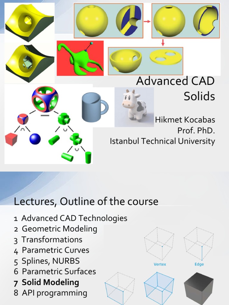 Advanced CAD-Solids | PDF | Manifold | Vertex (Geometry)
